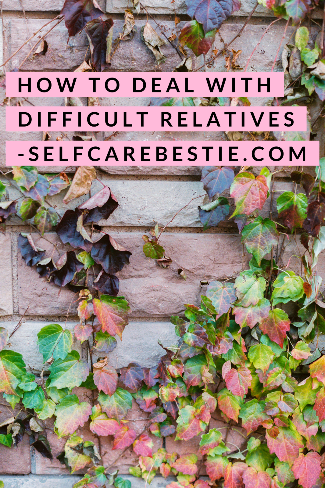 How to Deal with Difficult Relatives | selfcarebestie.com