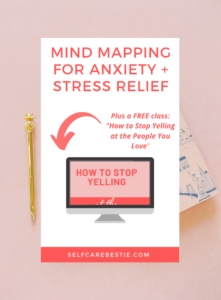 Mind Mapping for Stress and Anxiety Relief | selfcarebestie.com